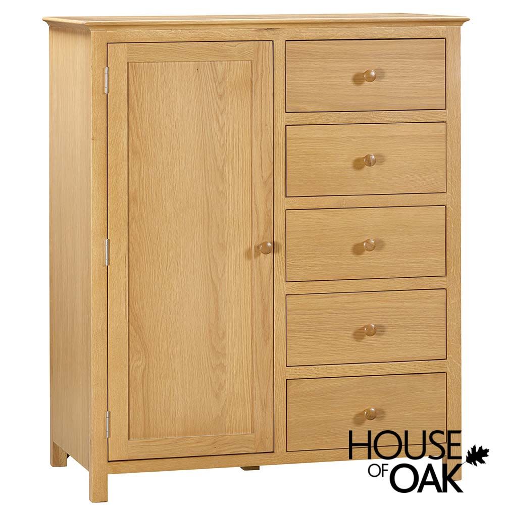 Somerset Oak Combination Wardrobe House of Oak